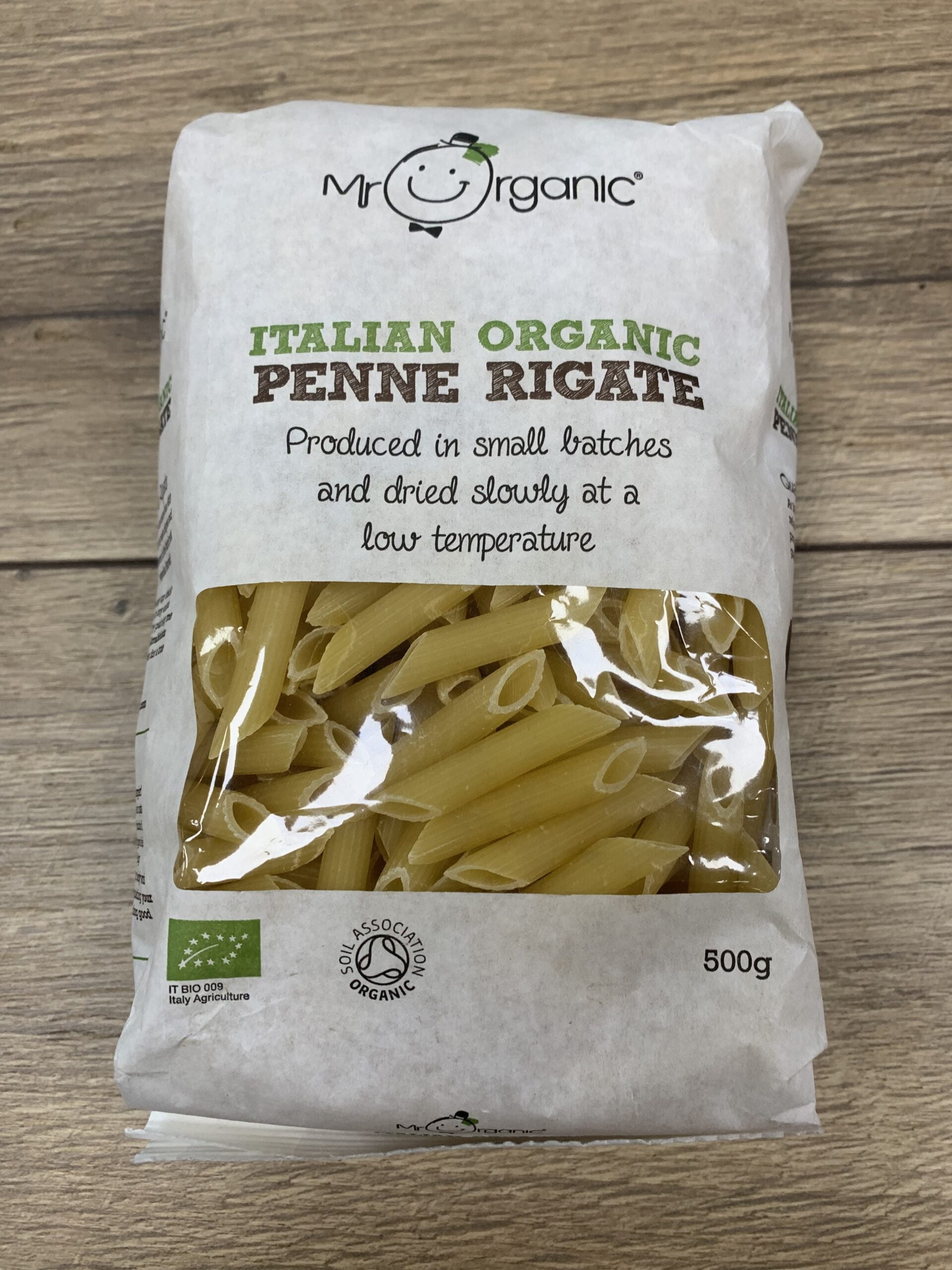 Mr Organic Penne Rigate Pasta 500g - Top Fruits Wellington